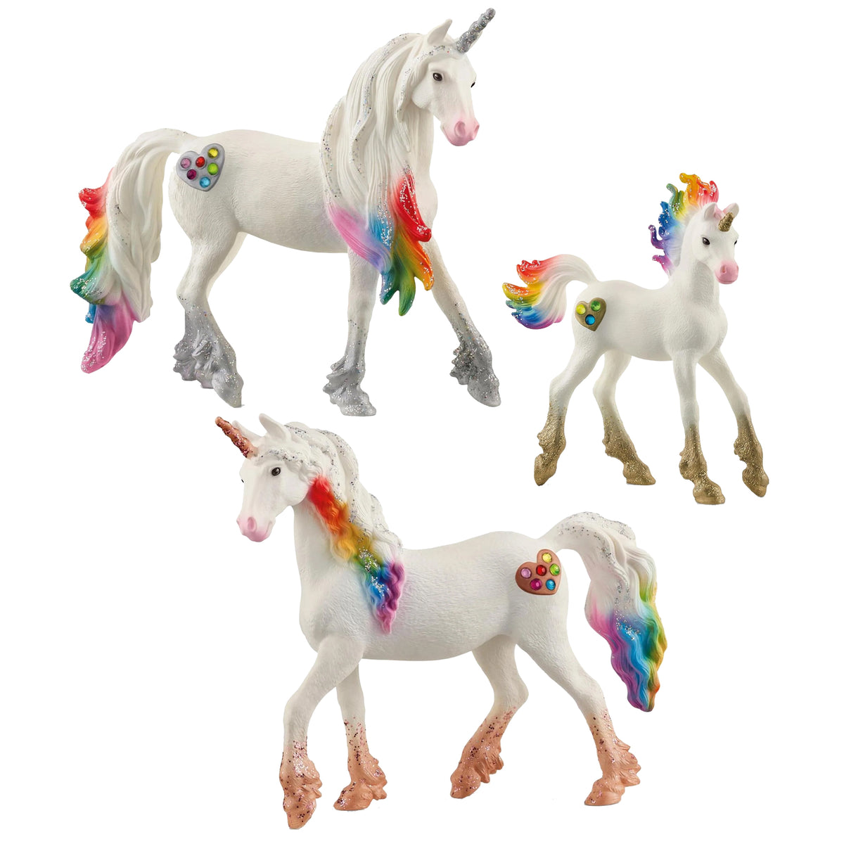 Schleich Rainbow Unicorn Family – Animal Kingdoms Toy Store