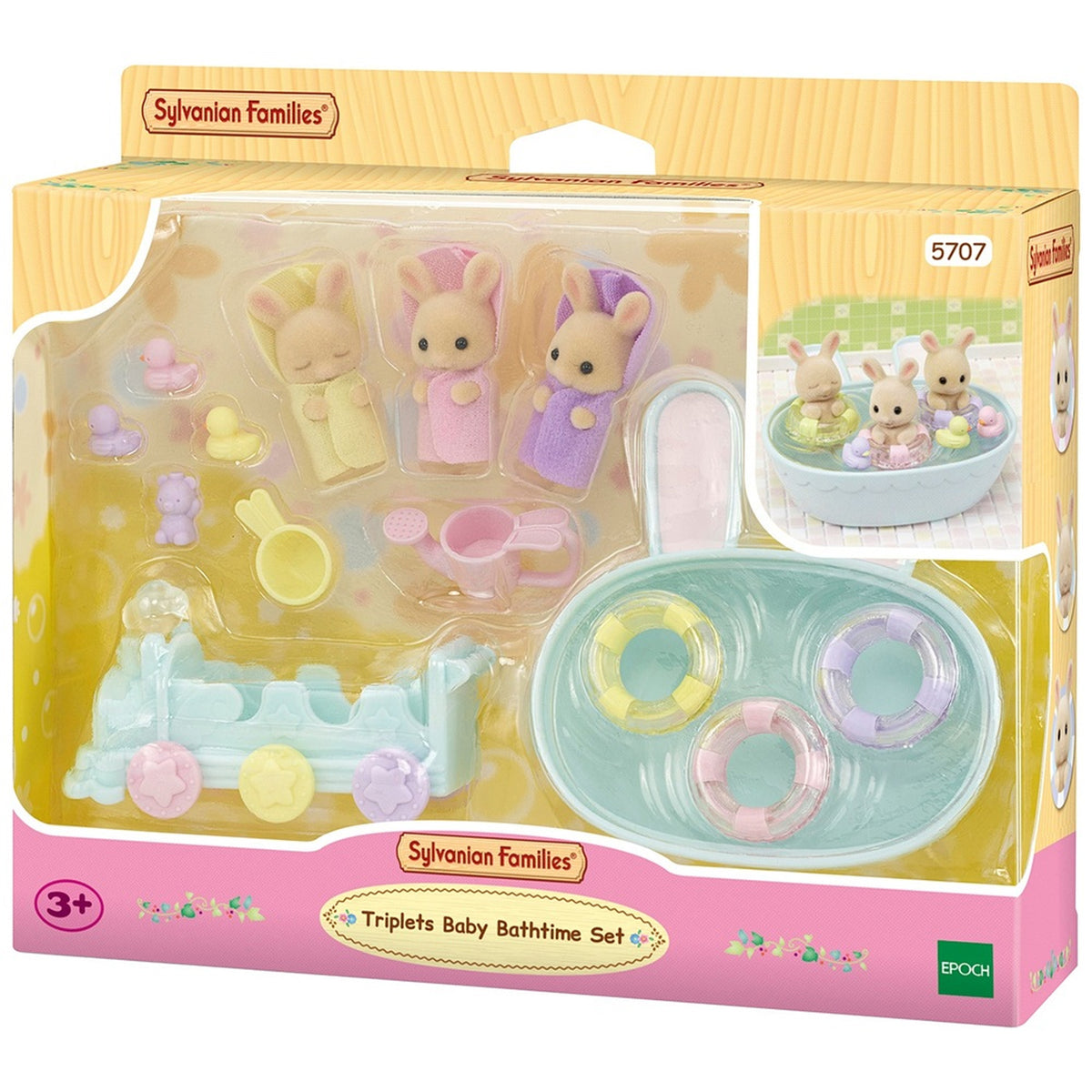 Sylvanian Families Triplets Baby Bathtime Set – Animal Kingdoms Toy Store