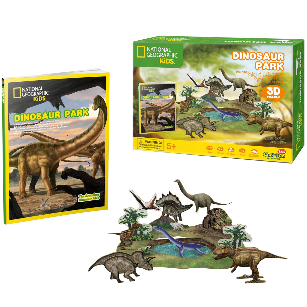 National Geographic Kids Dinosaur Park 3D – Animal Kingdoms Toy Store