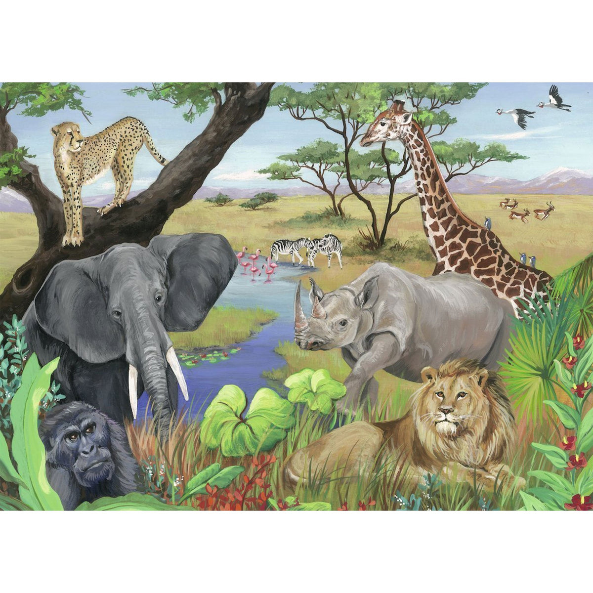 Ravensburger Safari Animals Puzzle 60pc Puzzle - AnimalKingdoms.co.nz ...