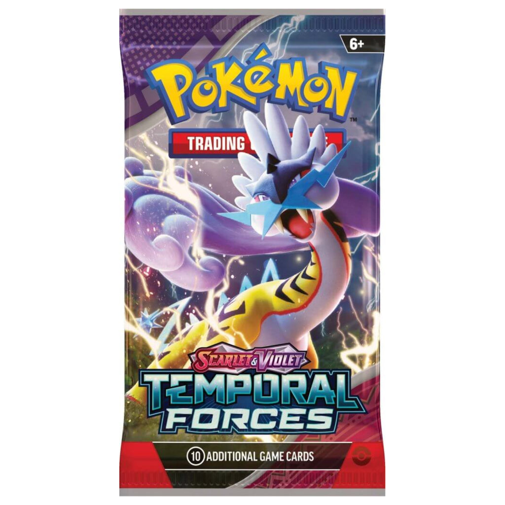 Pokemon TCG Temporal Forces Booster Pack - Raging Bolt Pack Art ...