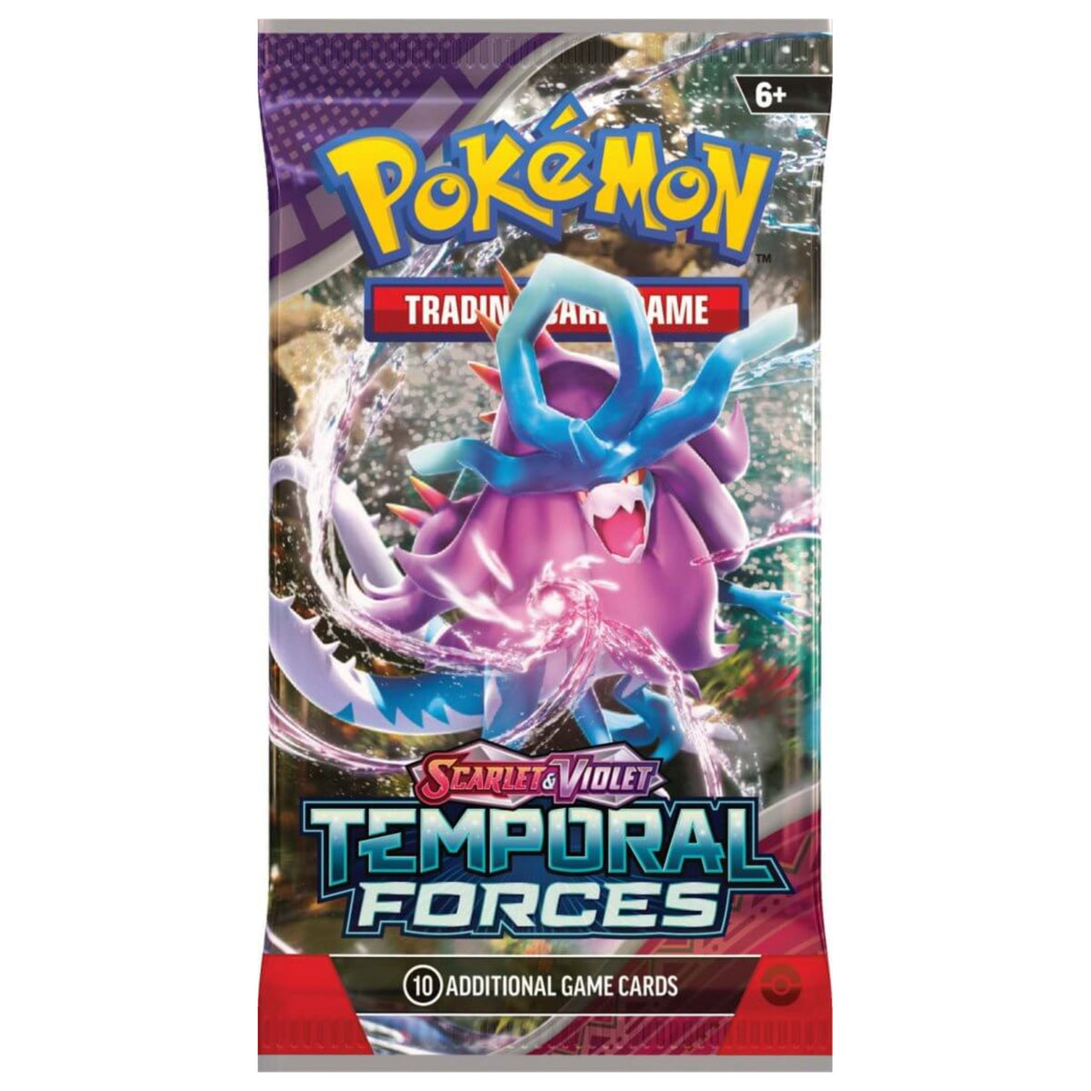 Pokemon TCG Temporal Forces Booster Pack - Walking Wake Pack Art ...