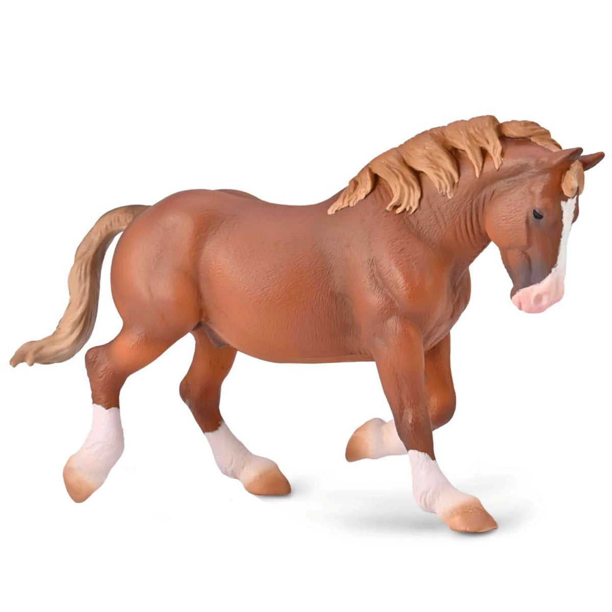 CollectA Breton Draft Horse Chestnut – Animal Kingdoms Toy Store