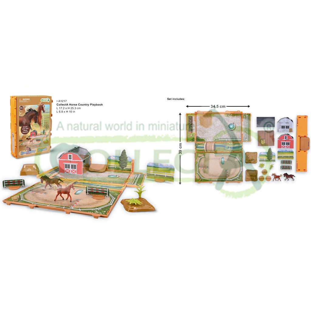 CollectA Horse Country Playbook – Animal Kingdoms Toy Store