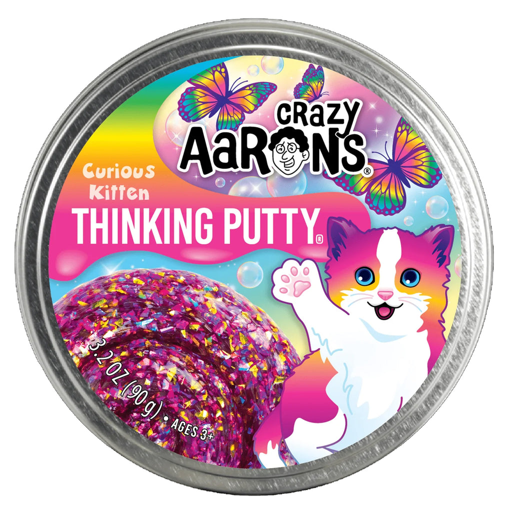 Crazy Aarons Curious Kitten Thinking Putty – Animal Kingdoms Toy Store