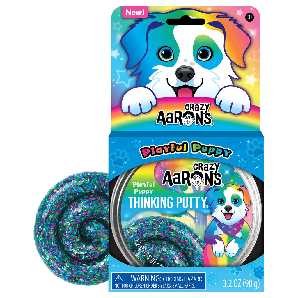 Crazy Aarons Playful Puppy Thinking Putty – Animal Kingdoms Toy Store