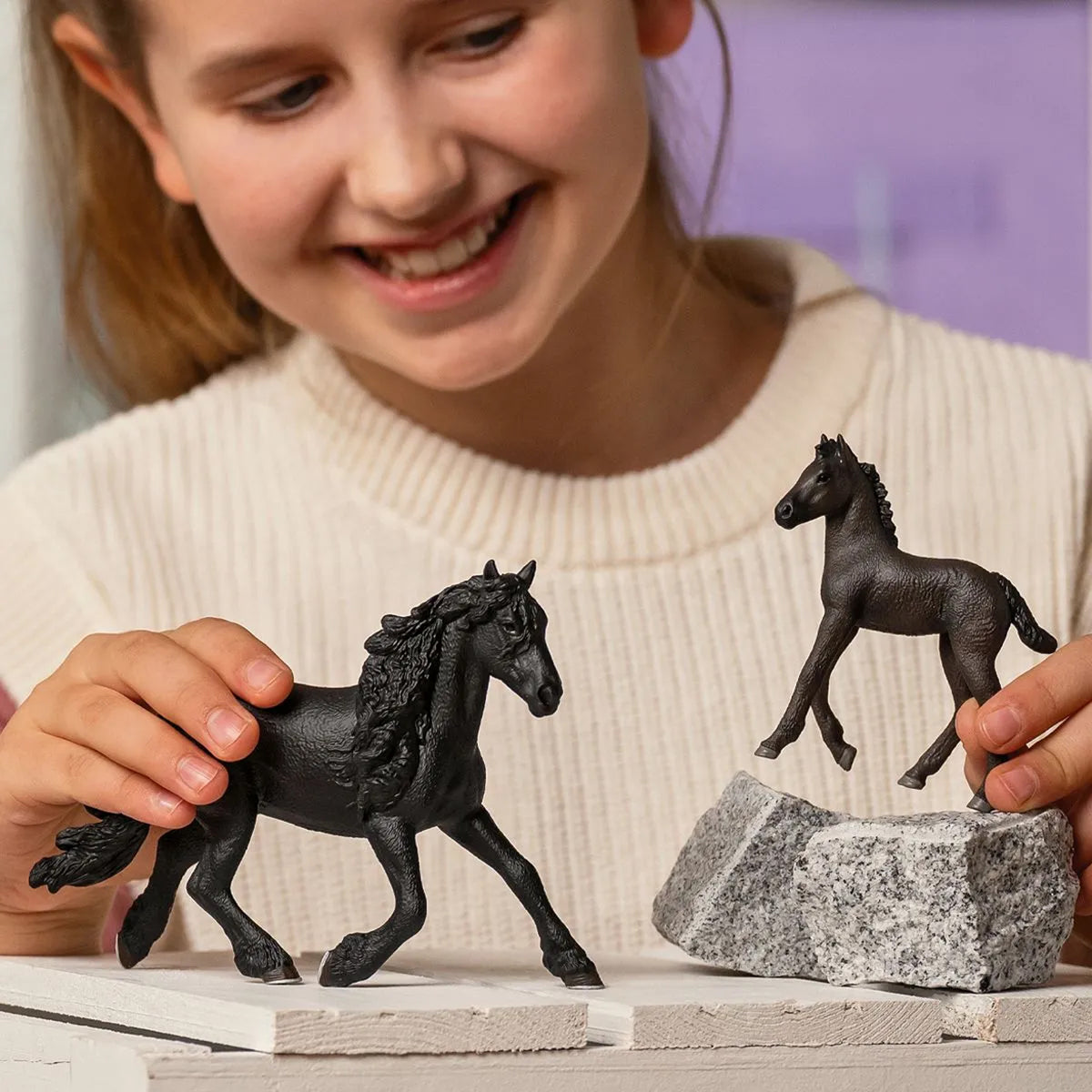 Schleich Friesian Stallion – Animal Kingdoms Toy Store
