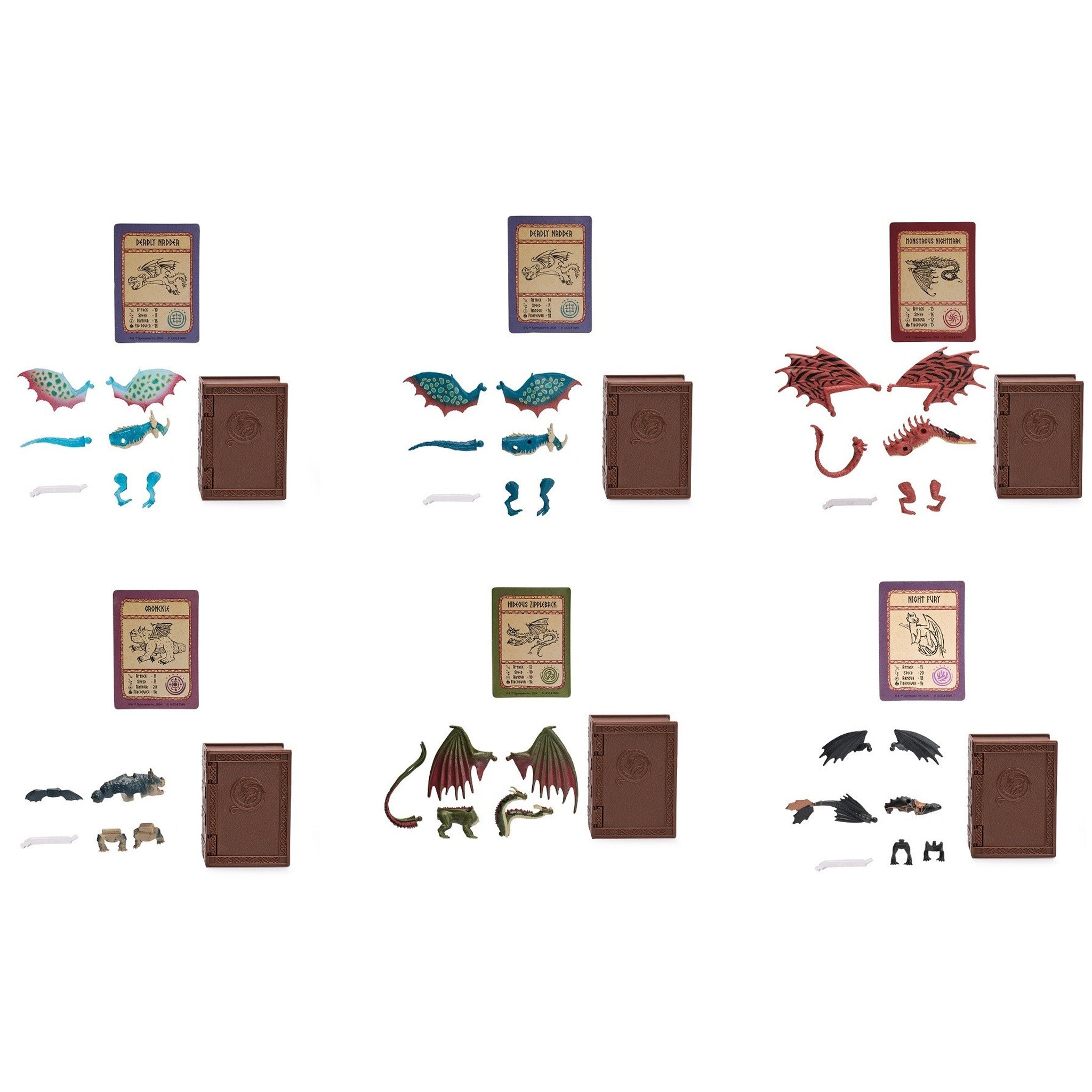 How to Train Your Dragon - World of Berk: Book of Dragons Complete Set ...