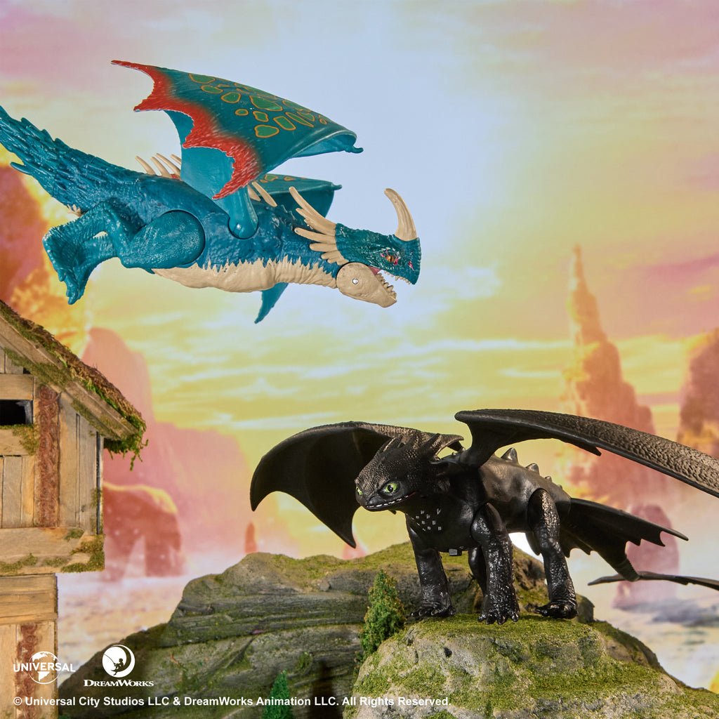 How to Train Your Dragon Battle Dragons - Fire Blast Deadly Nadder – Animal Kingdoms Toy Store