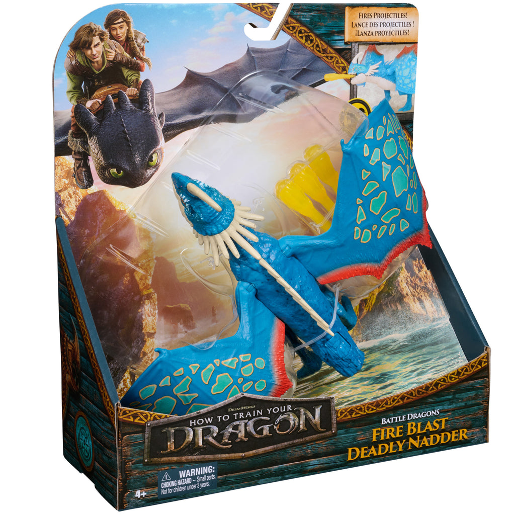 How to Train Your Dragon Battle Dragons - Fire Blast Deadly Nadder – Animal Kingdoms Toy Store