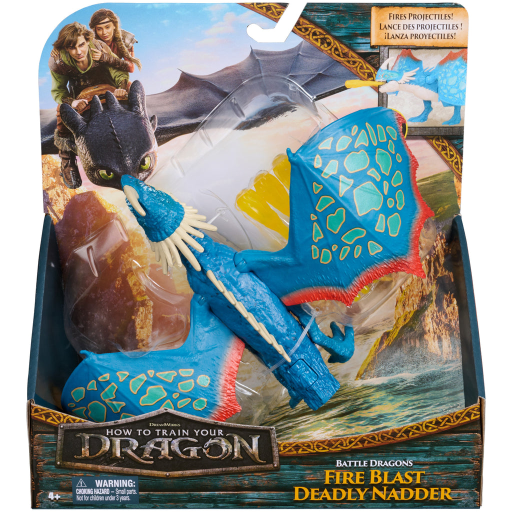How to Train Your Dragon Battle Dragons - Fire Blast Deadly Nadder – Animal Kingdoms Toy Store