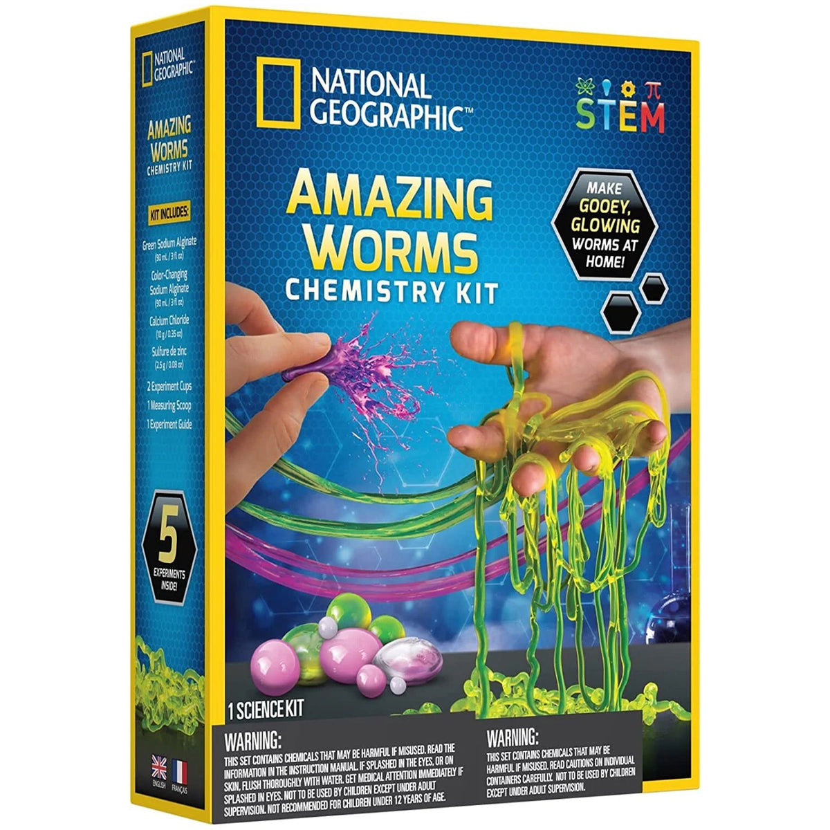 National Geographic Amazing Worms Chemistry Kit – Animal Kingdoms Toy Store