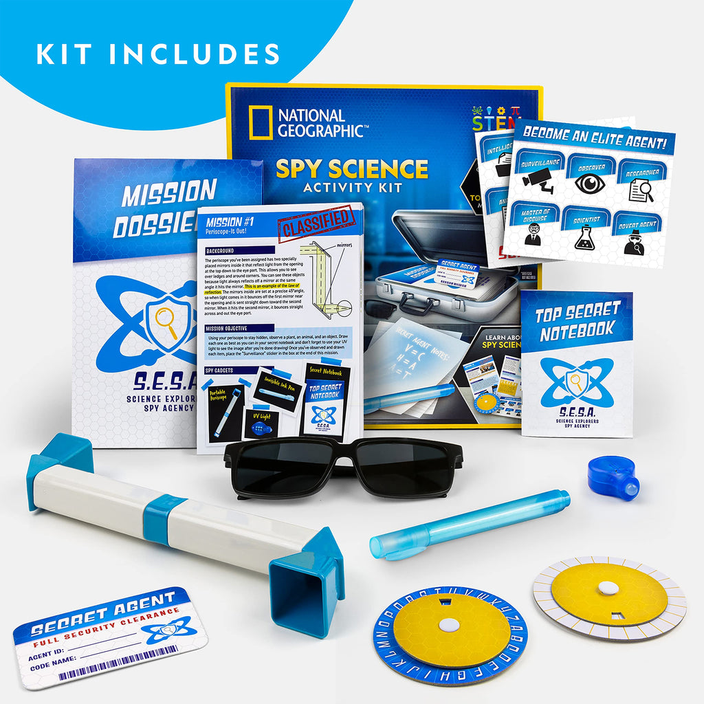 National Geographic Spy Science Activity Kit – Animal Kingdoms Toy Store