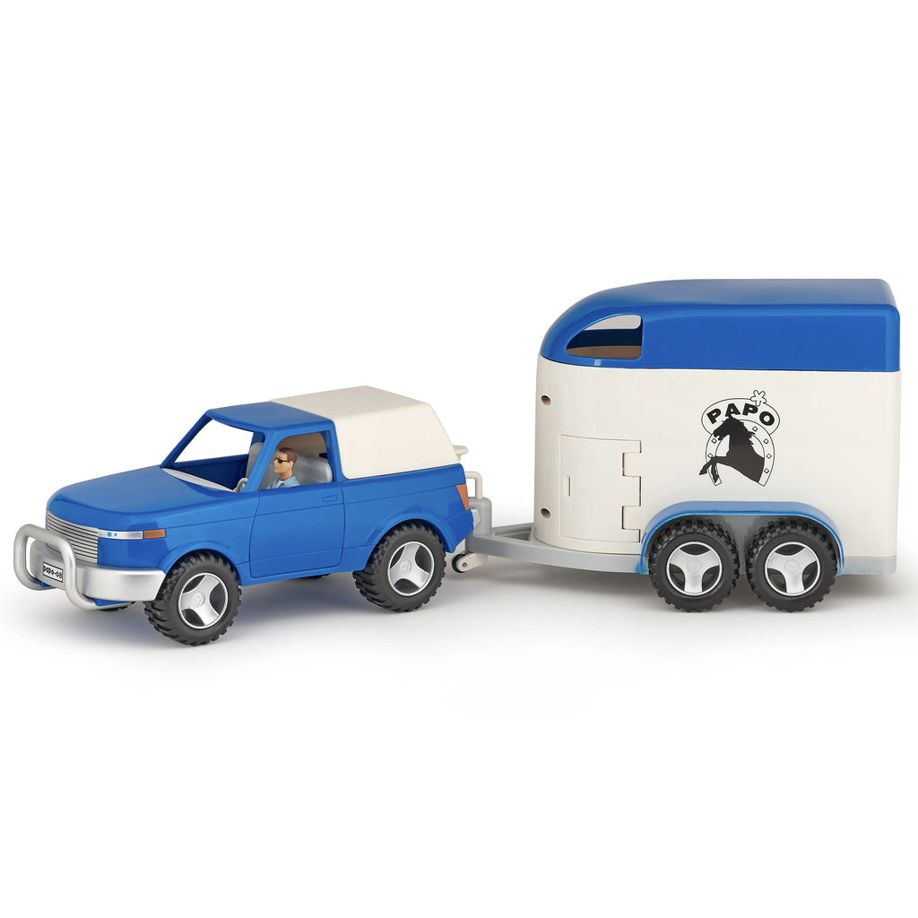 Papo 4x4 Off-Road Car and Horse Float – Animal Kingdoms Toy Store