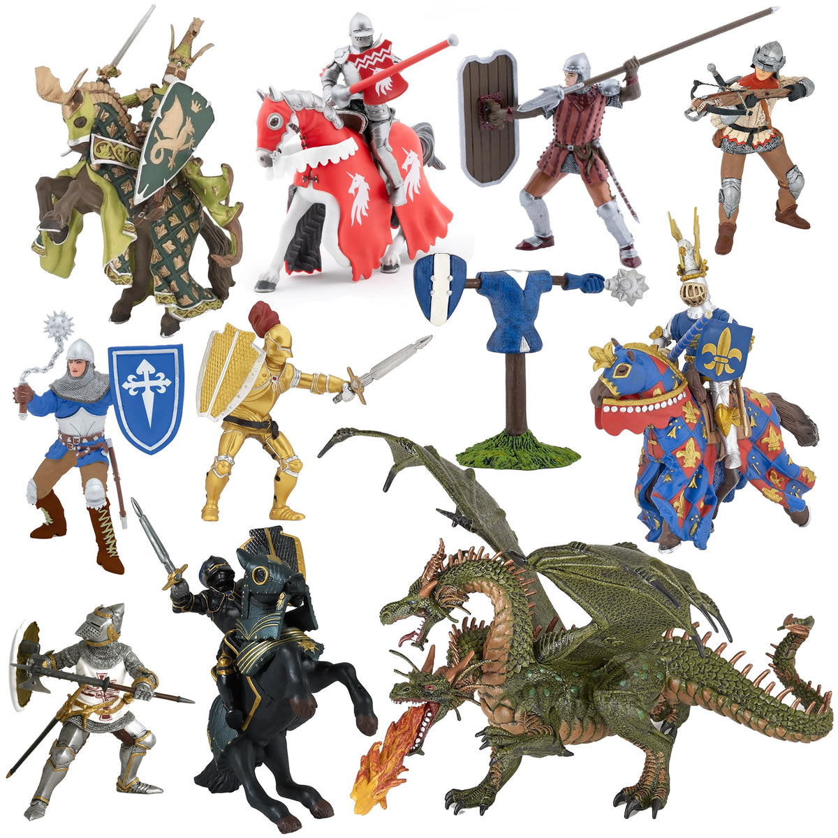 Papo Knights – 15 piece set – Animal Kingdoms Toy Store