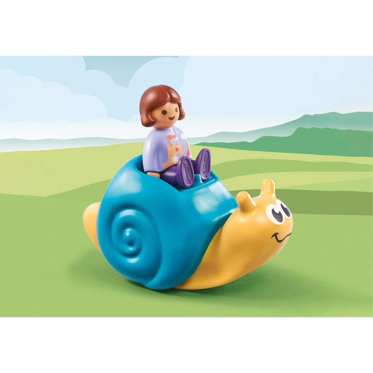 Playmobil 1.2.3 Rocking Snails with Rattle Feature – Animal Kingdoms ...