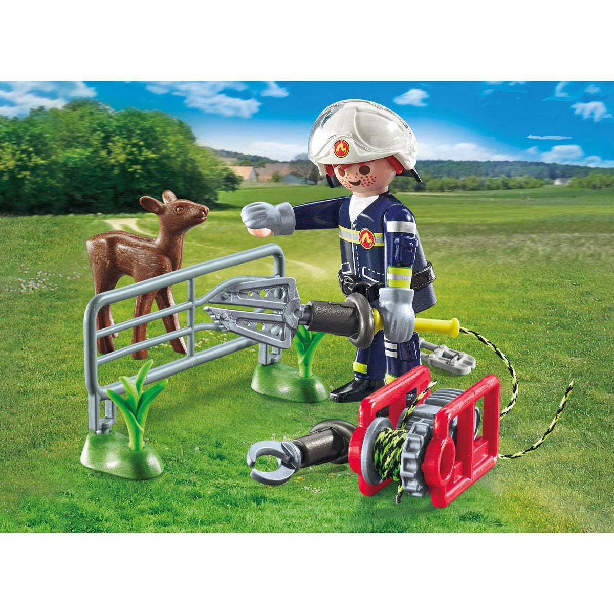 Playmobil Firefighters Animal Rescue – Animal Kingdoms Toy Store