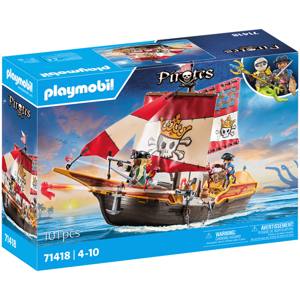 Playmobil Pirate Ship – Animal Kingdoms Toy Store