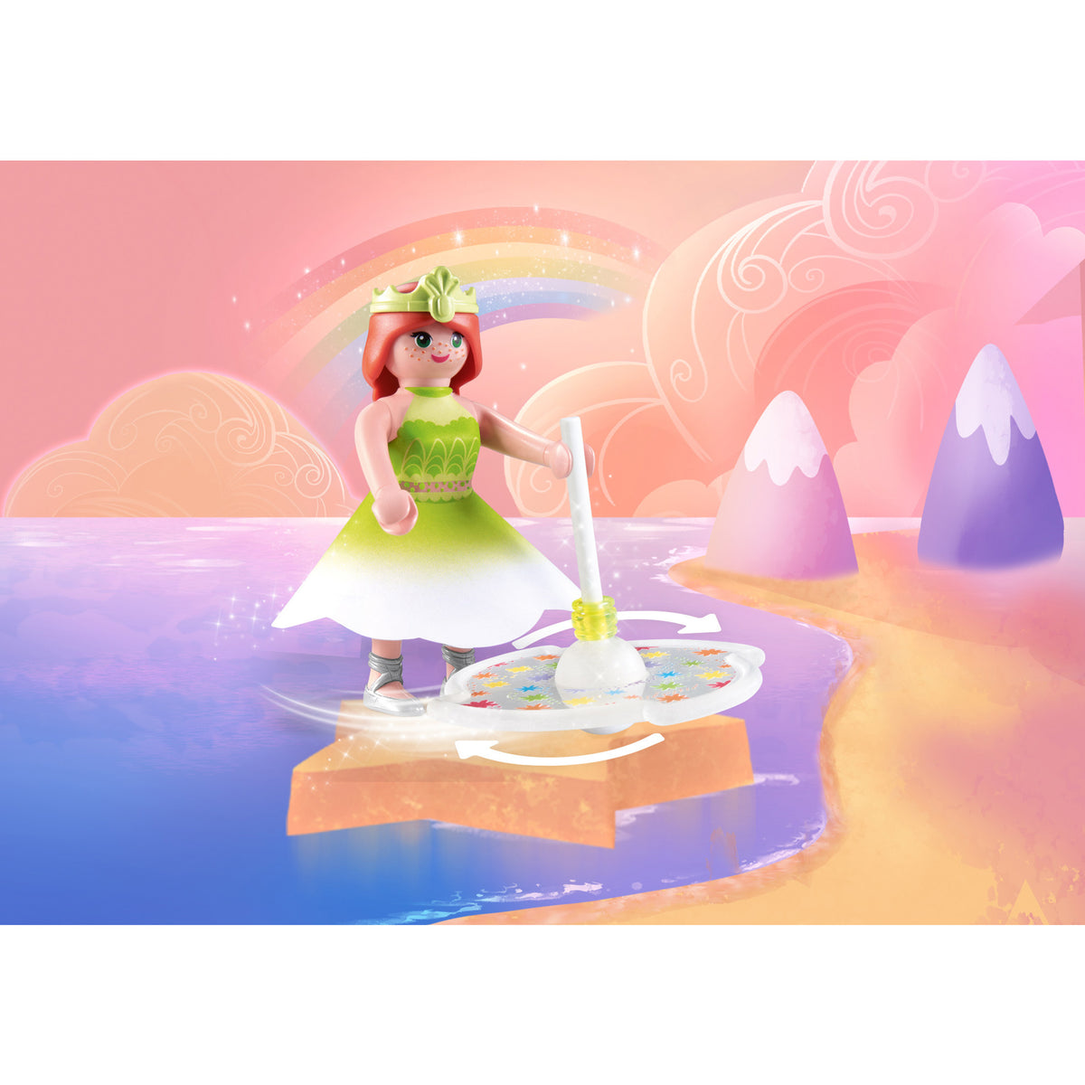 Playmobil Rainbow Spinning Top with Princess – Animal Kingdoms Toy Store
