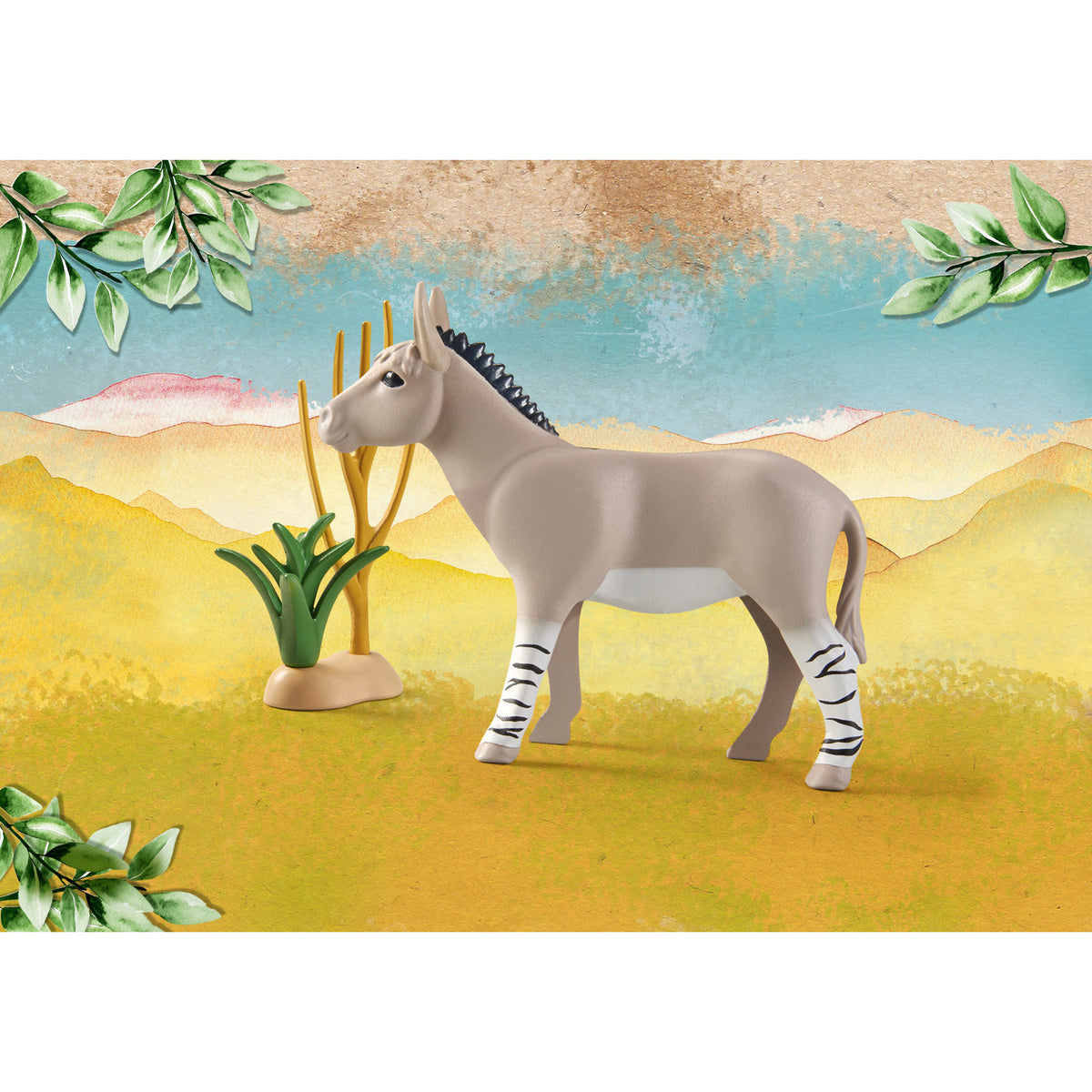 Playmobil Wiltopia: African Donkey – Animal Kingdoms Toy Store