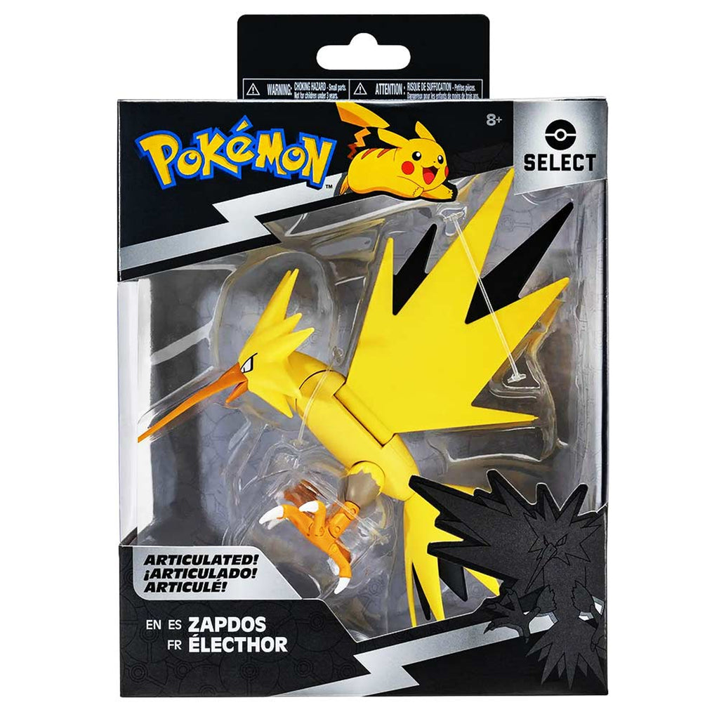 Pokemon 25th Anniversary Action Figure - Zapdos – Animal Kingdoms Toy Store
