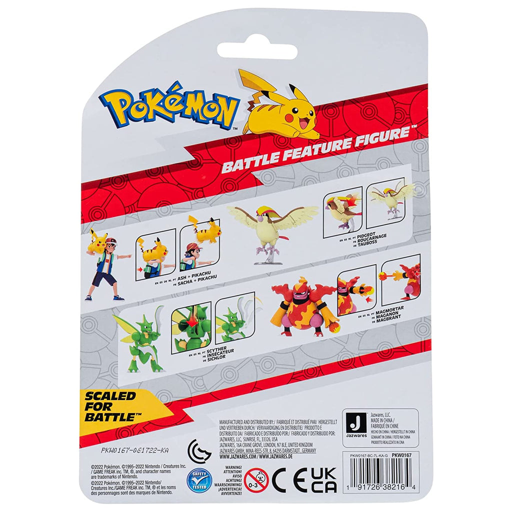 Pokemon Battle Feature Figure - Scyther – Animal Kingdoms Toy Store