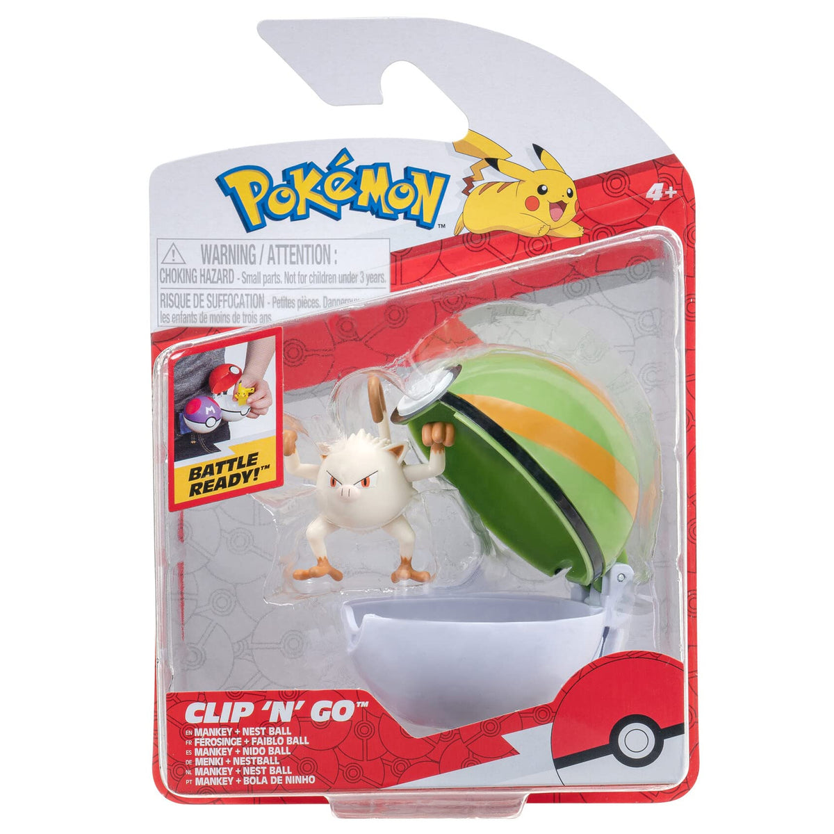 Pokemon Clip And Go Mankey – Animal Kingdoms Toy Store
