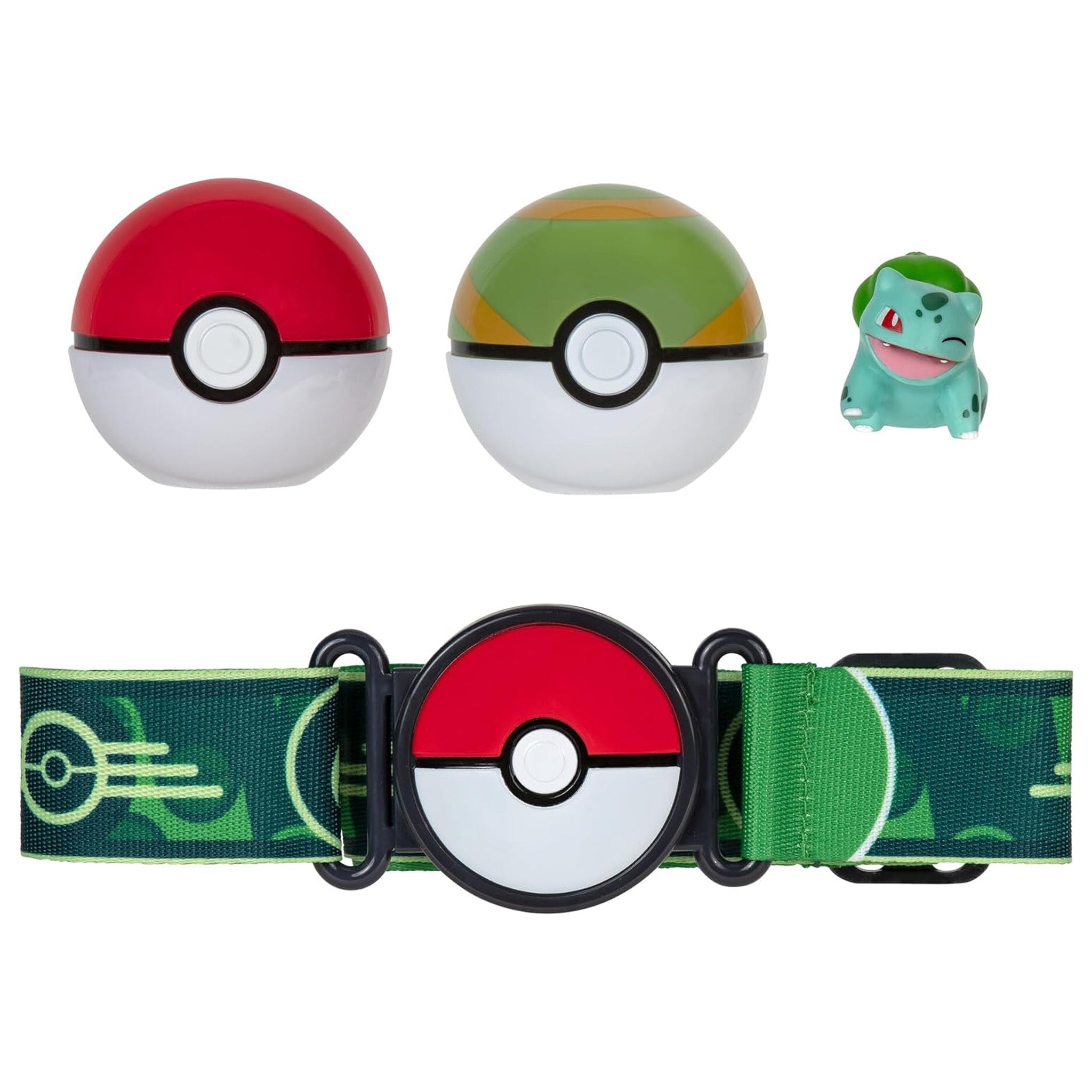 Pokemon Clip'n'Go Pokeball Belt Set - Bulbasaur Winking – Animal ...