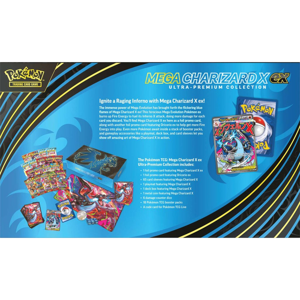 Pokemon TCG: Mega Charizard X ex Ultra-Premium Collection – Animal ...