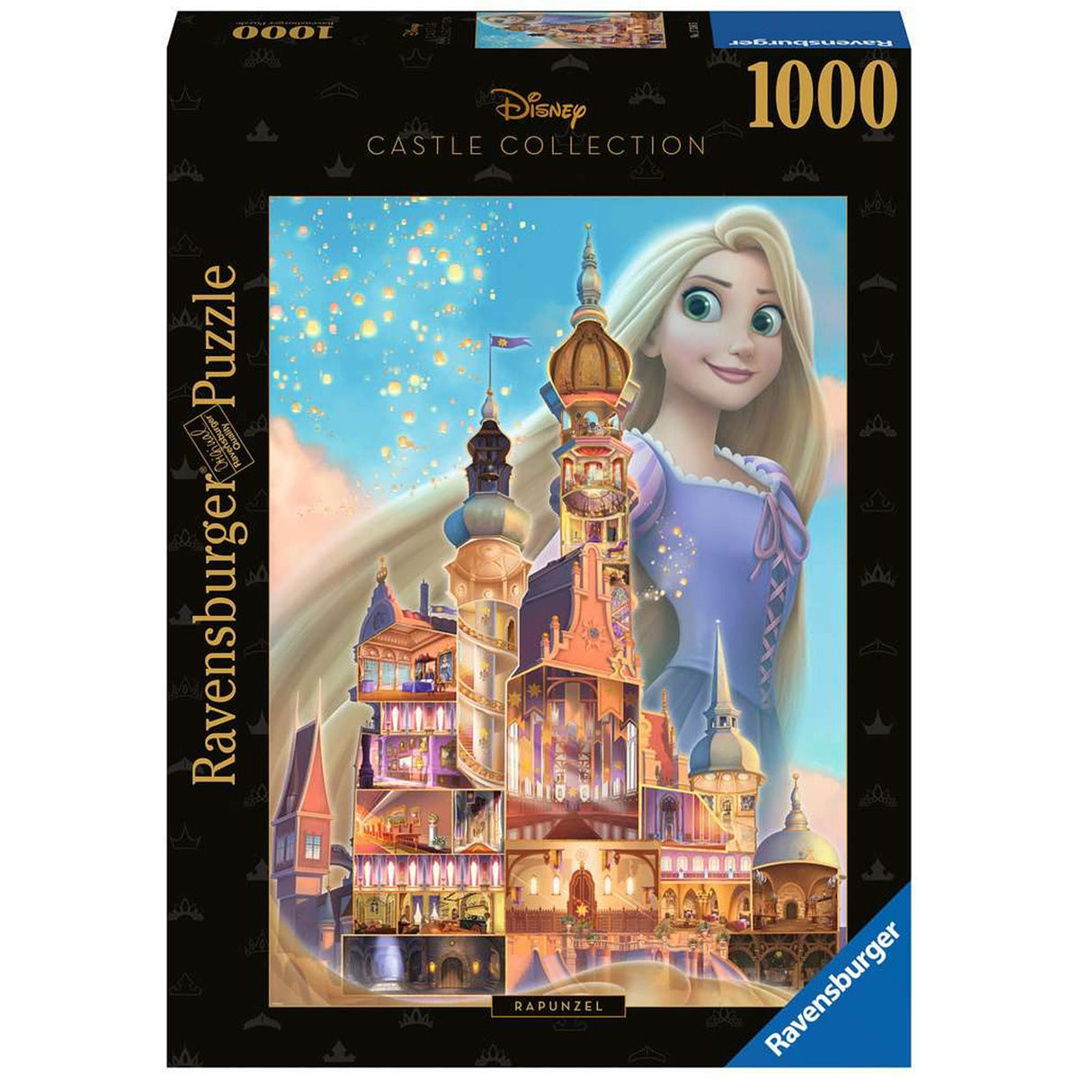 Ravensburger Disney Castles: Rapunzel Puzzle 1000pc – Animal Kingdoms ...