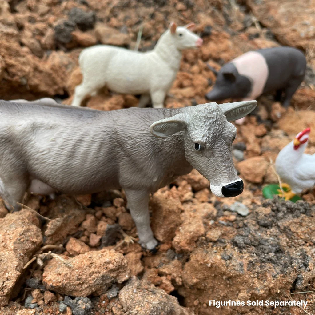 Safari Ltd Brown Swiss Cow – Animal Kingdoms Toy Store