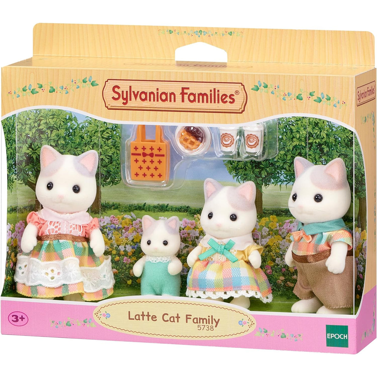 Sylvanian Families Latte Cat Family – Animal Kingdoms Toy Store
