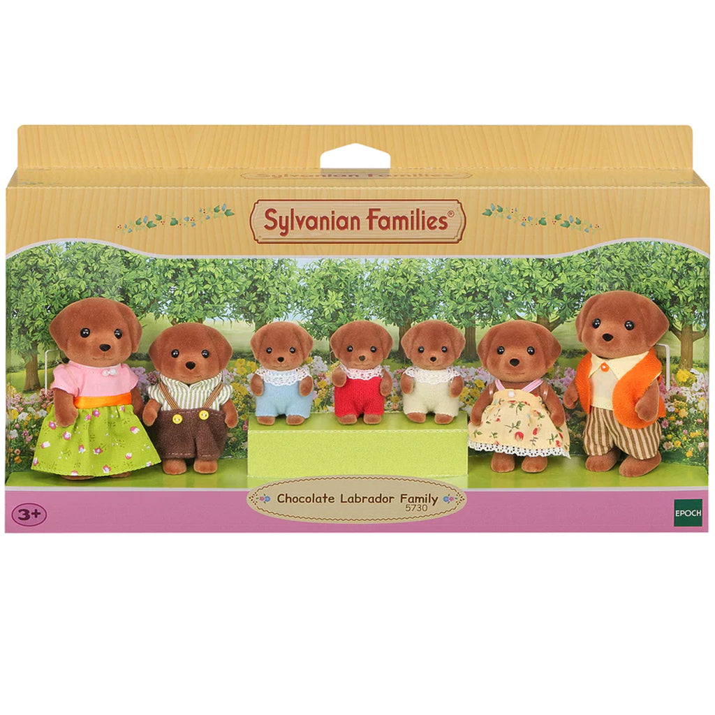 Sylvanian Families Chocolate Labrador Family – Animal Kingdoms Toy Store