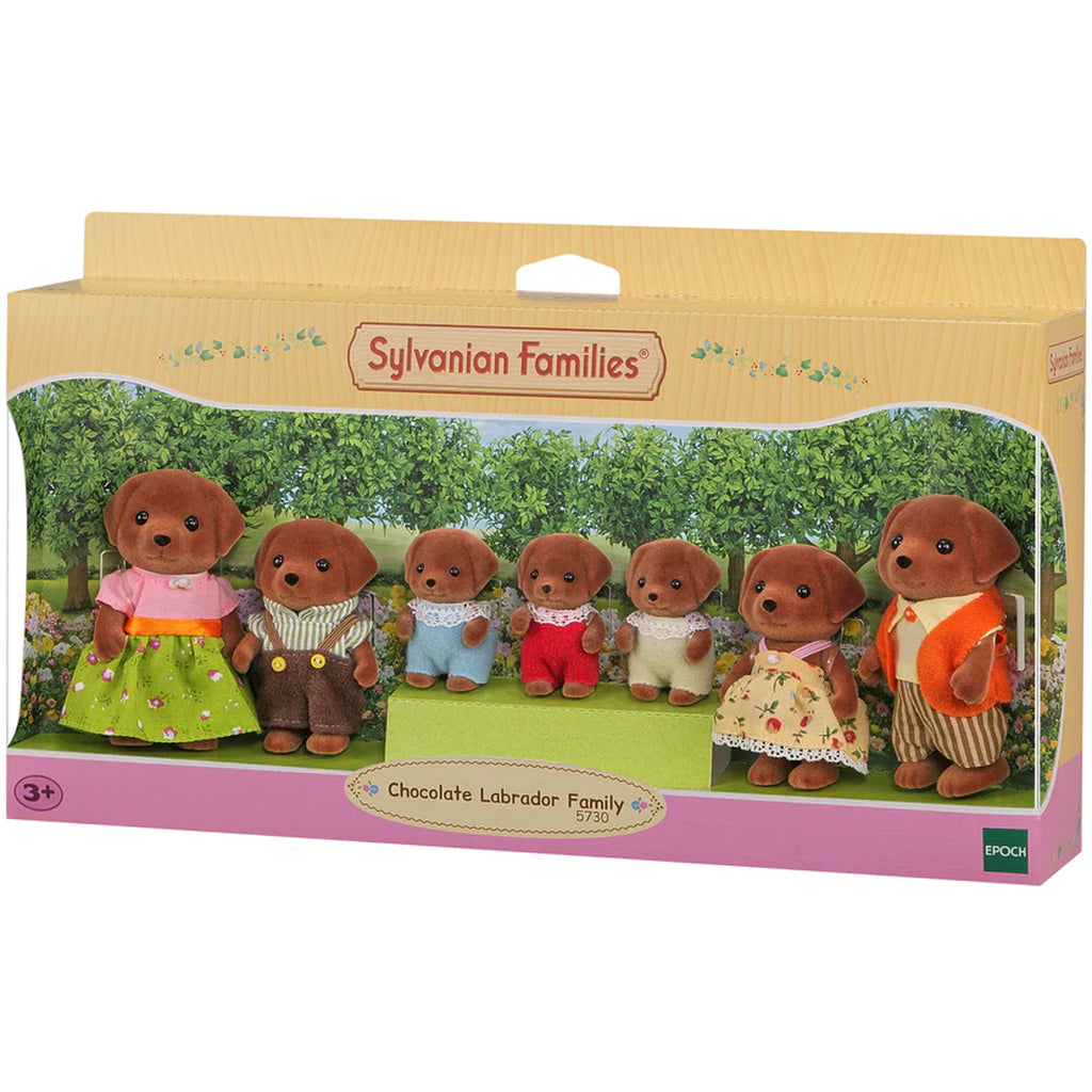 Sylvanian Families Chocolate Labrador Family – Animal Kingdoms Toy Store