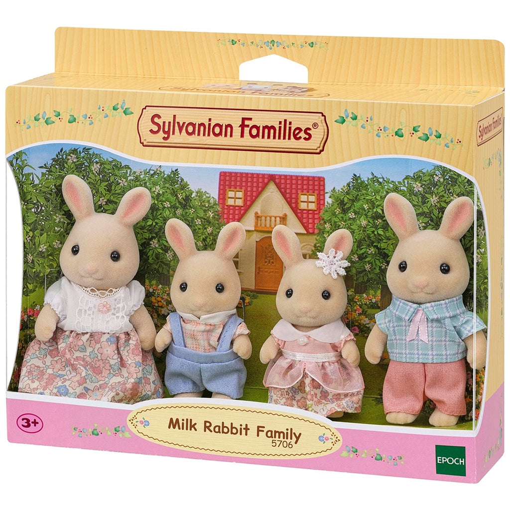 Sylvanian Families Milk Rabbit Family – Animal Kingdoms Toy Store