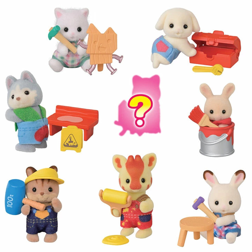 Sylvanian Families Baby Builders Friends Series Blind Bag – Animal ...