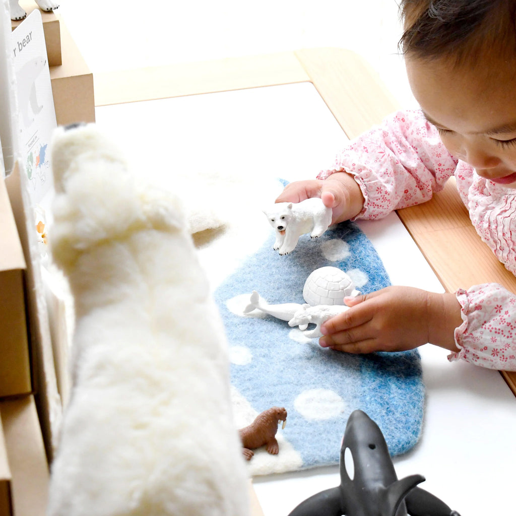 Tara Treasures: Arctic Play Mat Playscape – Animal Kingdoms Toy Store