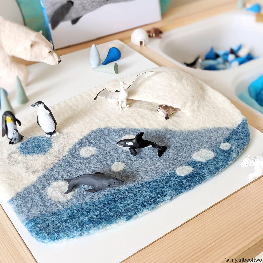 Tara Treasures: Arctic Play Mat Playscape – Animal Kingdoms Toy Store