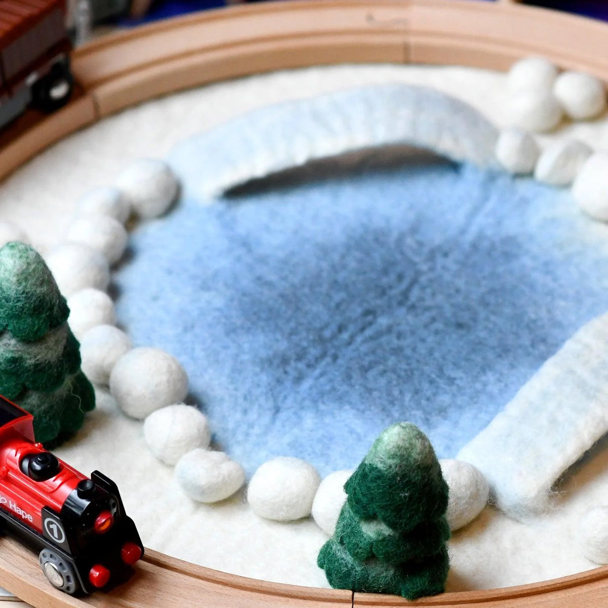 Tara Treasures: Snow Ice Rink Play Mat Playscape – Animal Kingdoms Toy ...