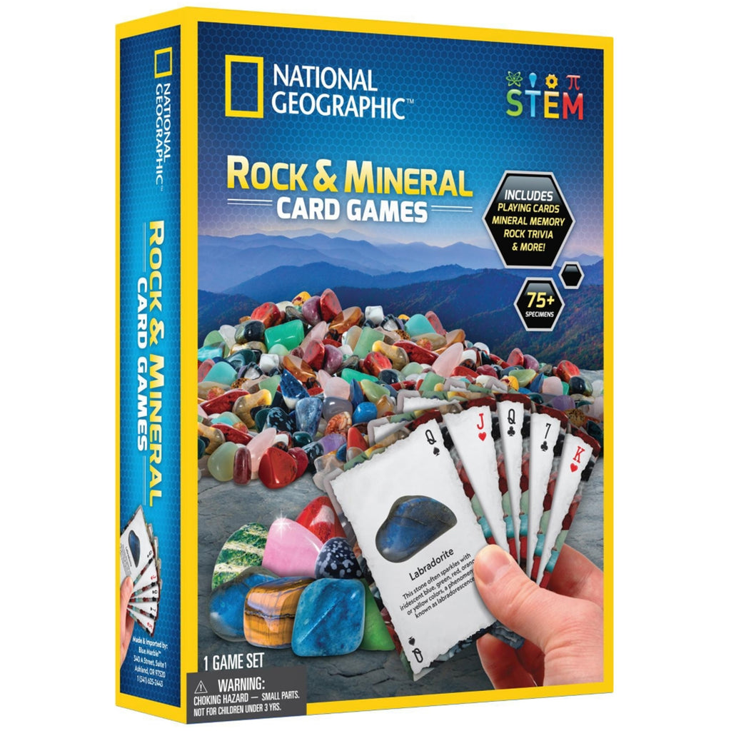 National Geographic Rock and Mineral Card Games – Animal Kingdoms Toy Store