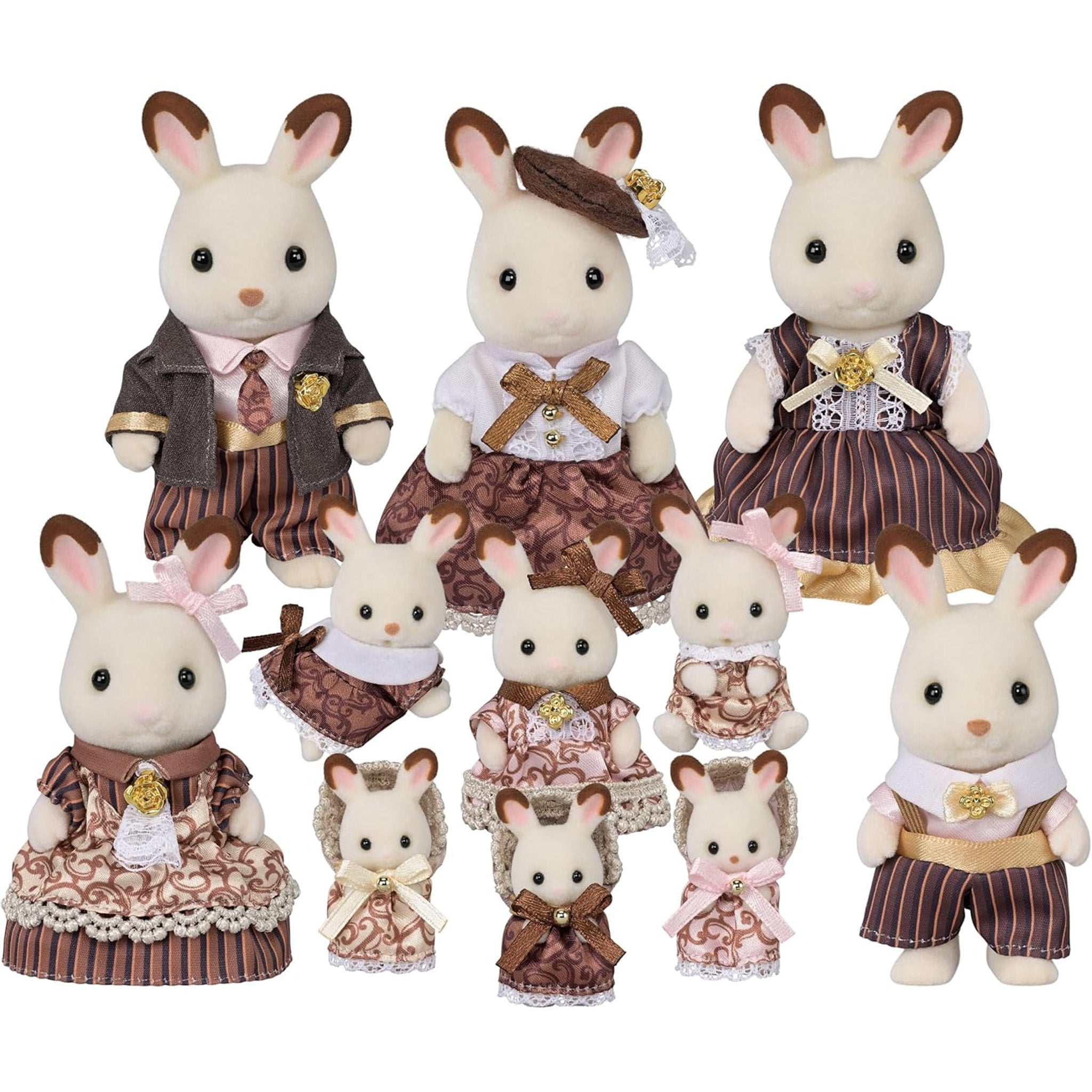 Sylvanian Families Chocolate Rabbit Family Anniversary Set – Animal ...