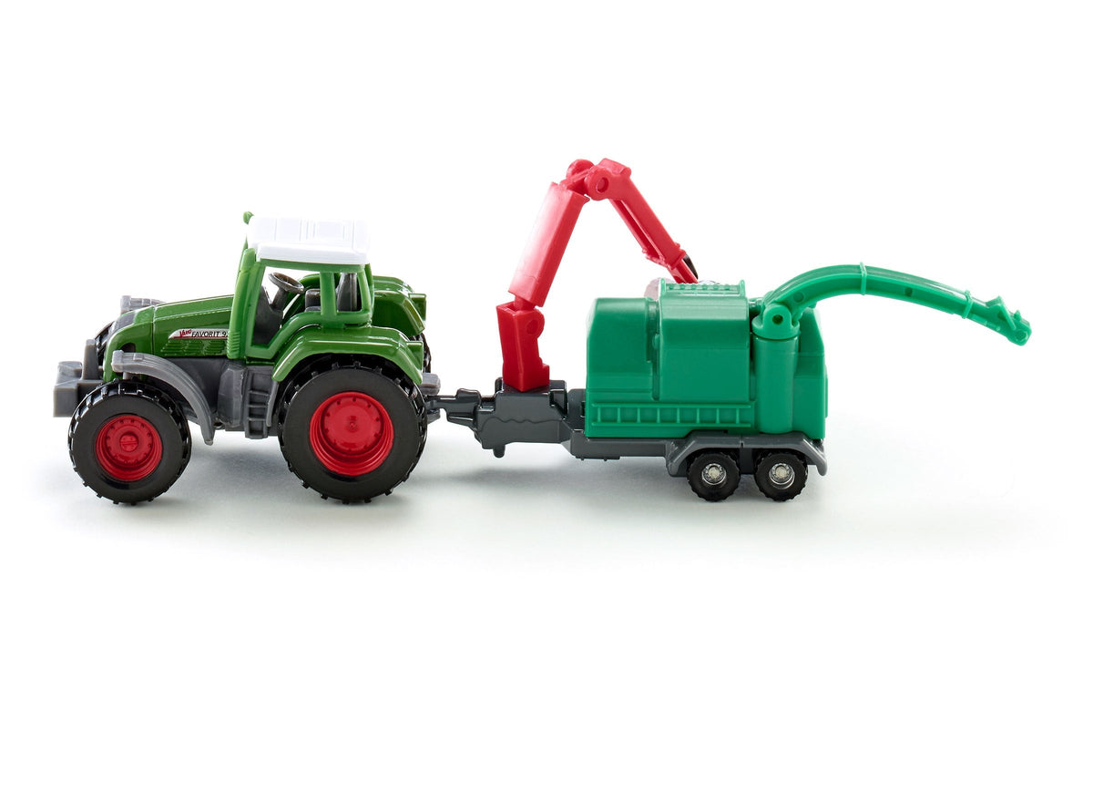 Siku Fendt with Wood Chipper – Animal Kingdoms Toy Store