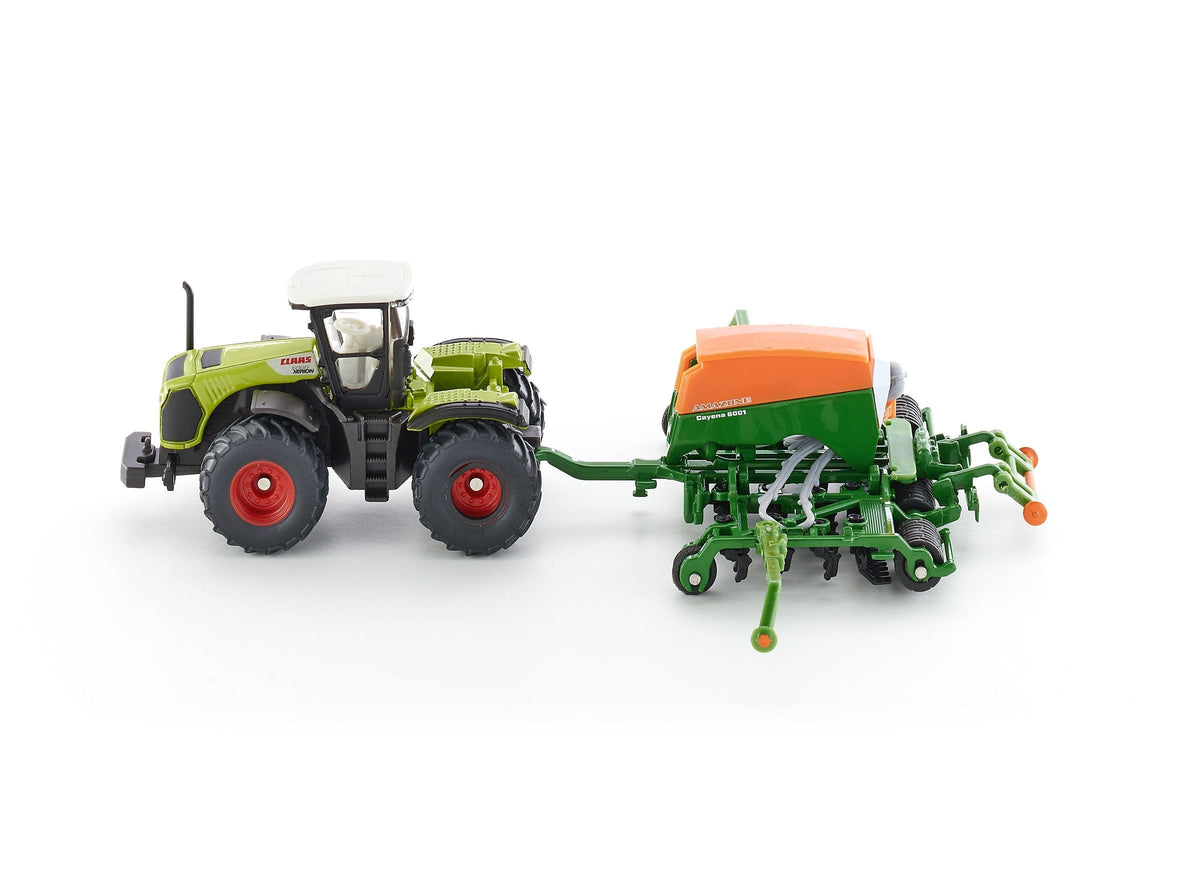 Siku 1:87 CLAAS Xerion 5000 with Seeder – Animal Kingdoms Toy Store