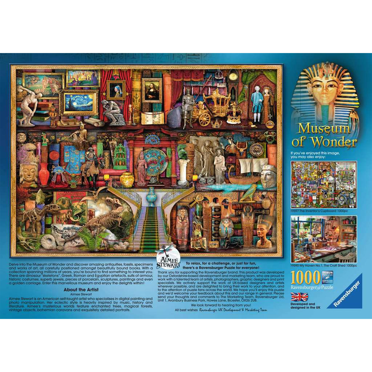 Ravensburger Museum Of Wonder Aimee Stewart 1000pc – Animal Kingdoms ...