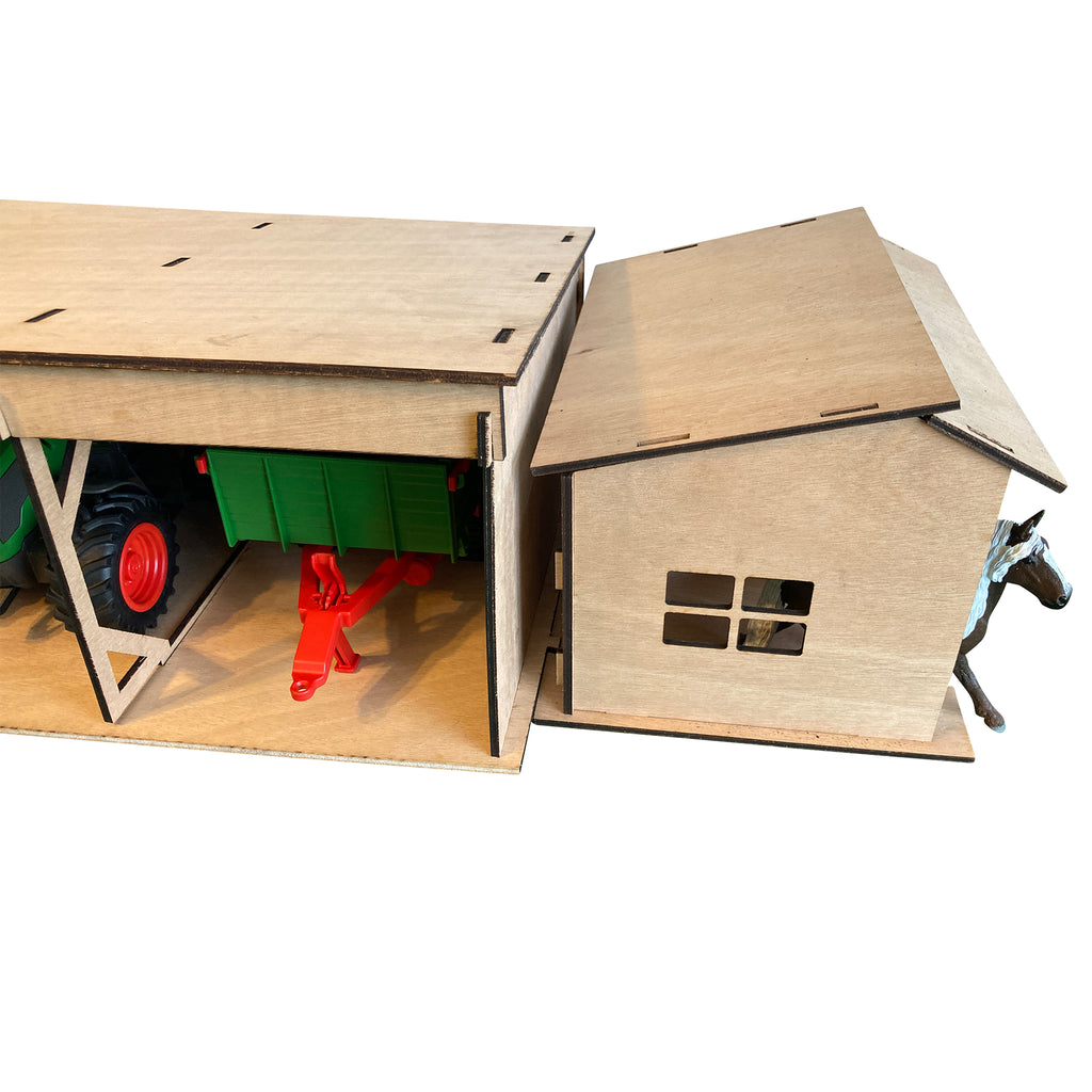 Kea Play Wooden Farm Shed – Animal Kingdoms Toy Store