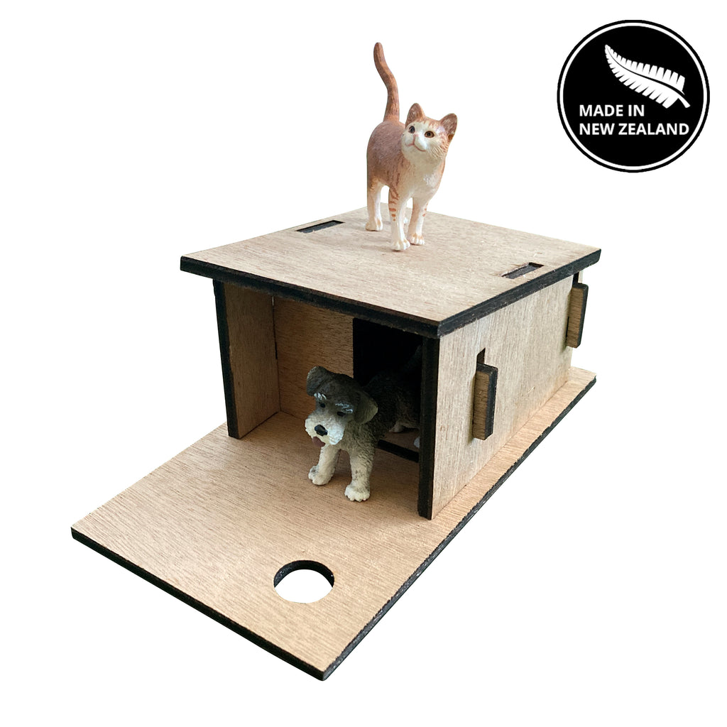 Kea Play Wooden Small Dog Kennel – Animal Kingdoms Toy Store