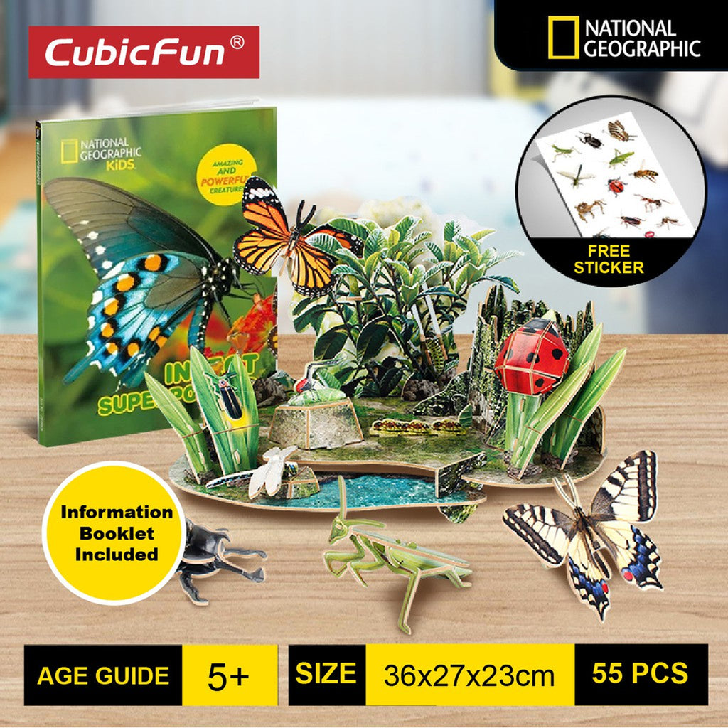 National Geographic Kids Insect Superpowers 3D – Animal Kingdoms Toy Store
