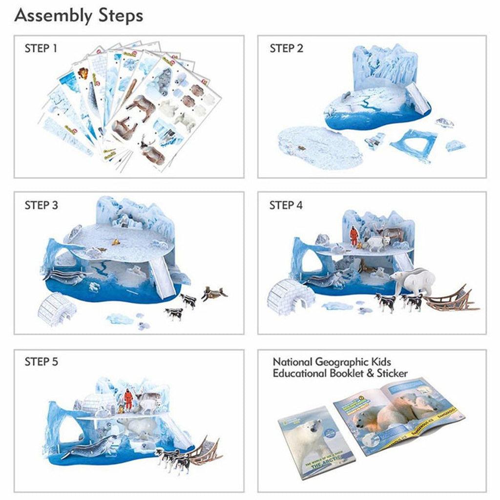 National Geographic Kids World of Ice and Snow 3D – Animal Kingdoms Toy ...