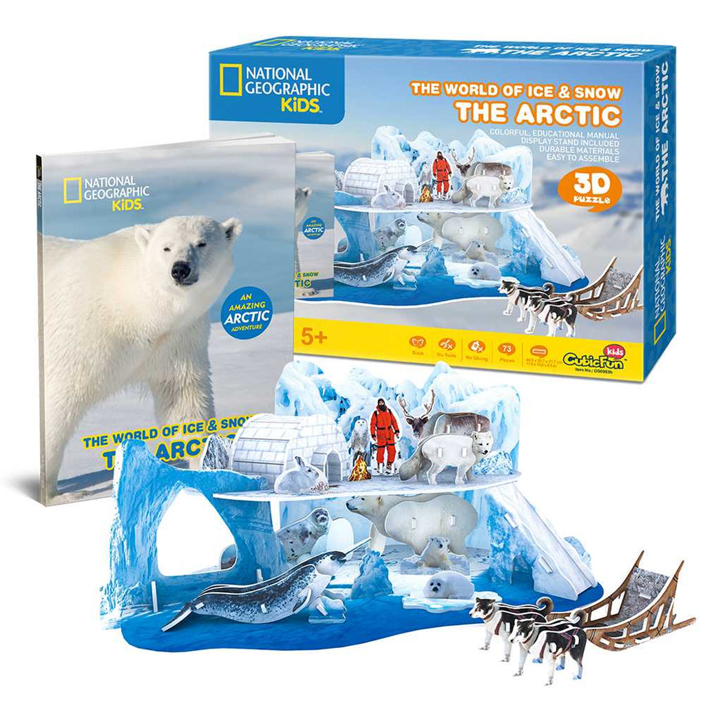 National Geographic Kids World of Ice and Snow 3D – Animal Kingdoms Toy ...
