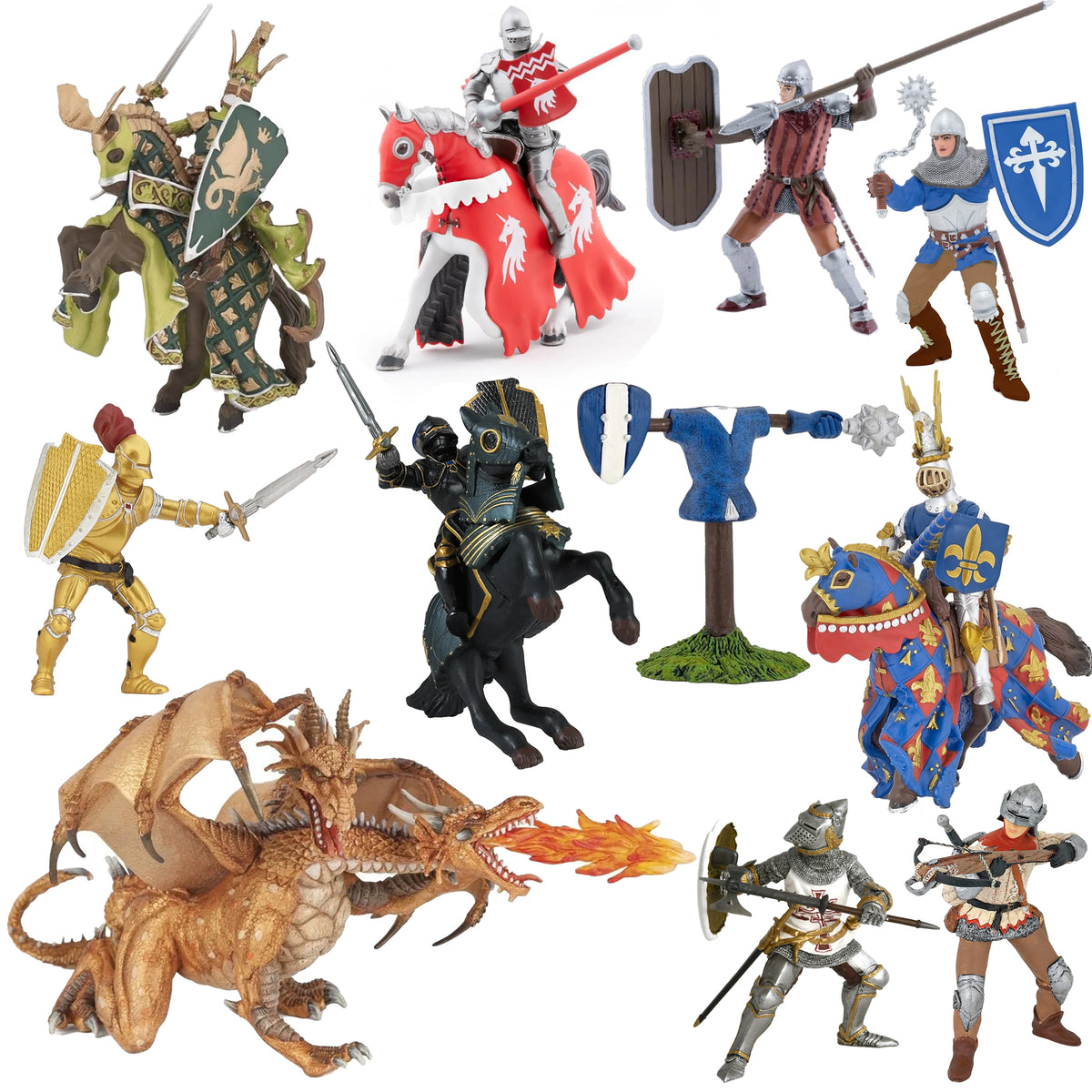 Papo Knights – 15 piece set – Animal Kingdoms Toy Store